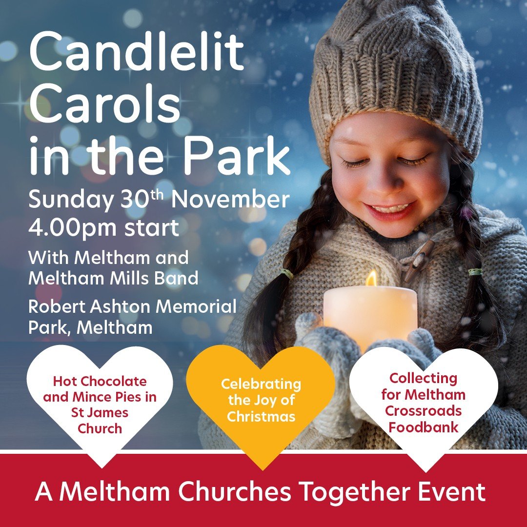 CANDLELIT CAROLS IN THE PARK – SUNDAY 30th NOVEMBER 2025 – 4pm – The ...